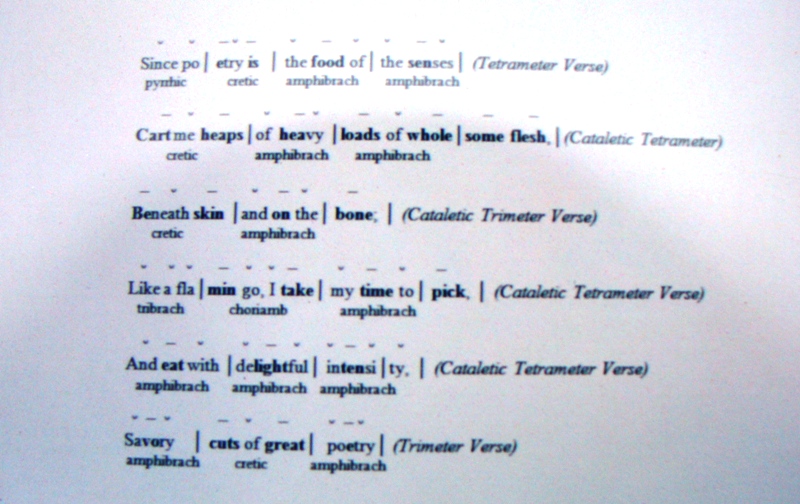 https:poetrydish.blogspot.com: The Amphibrach Foot