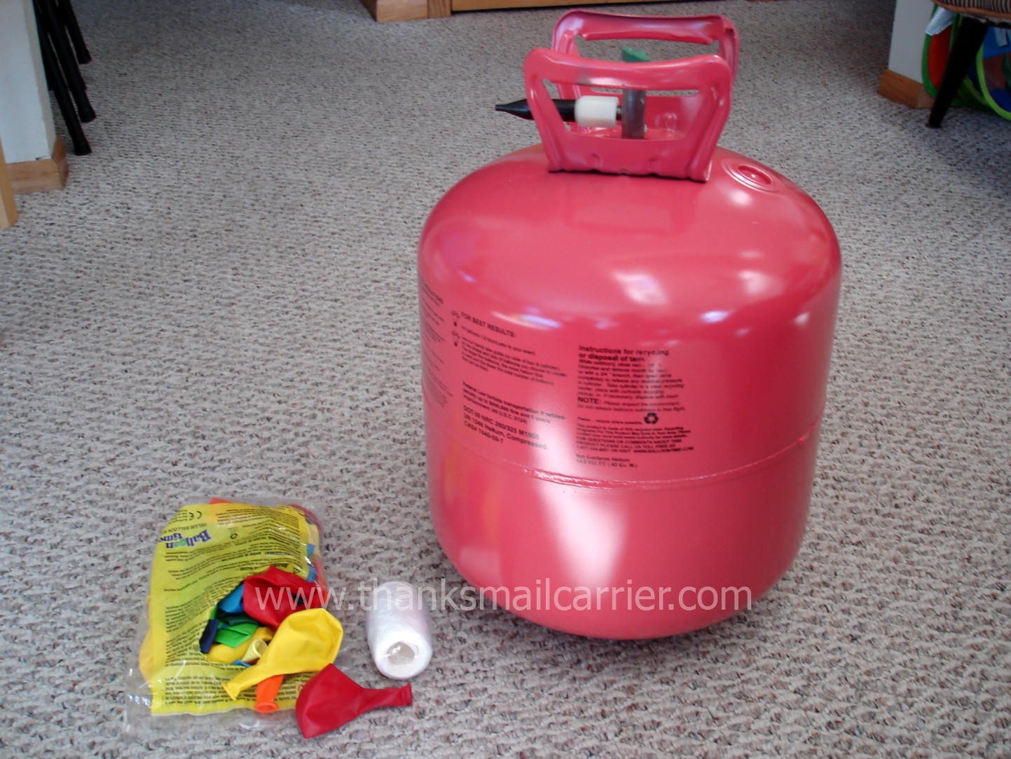 Thanks, Mail Carrier | Balloon Time Helium Balloon Kits {Review & Giveaway}