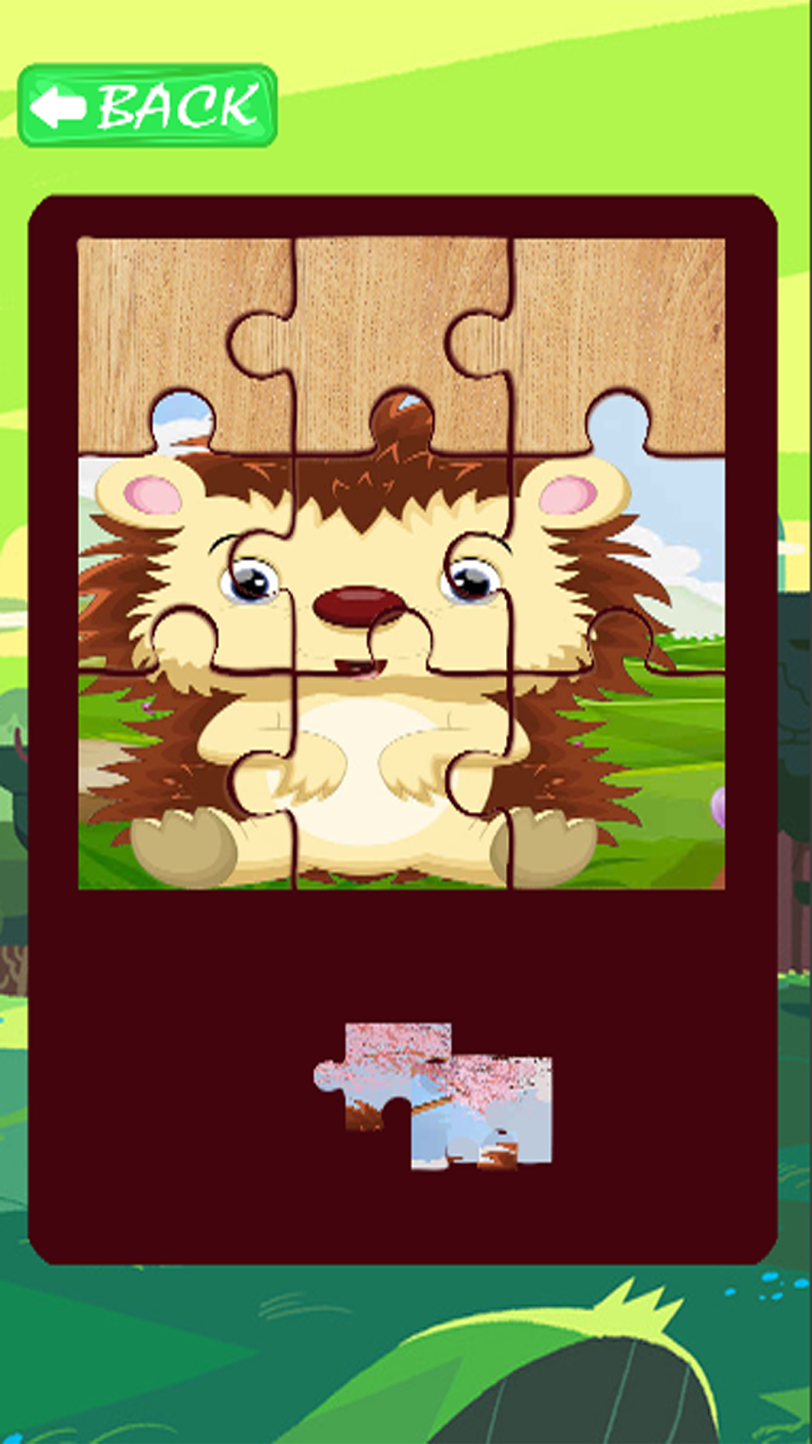 Porcupine Puzzle And Jigsaw Games For Kids