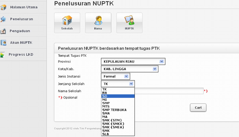 Apem Anget: Penelusuran NUPTK | Layanan Baru Melihat NUPTK Secara Online