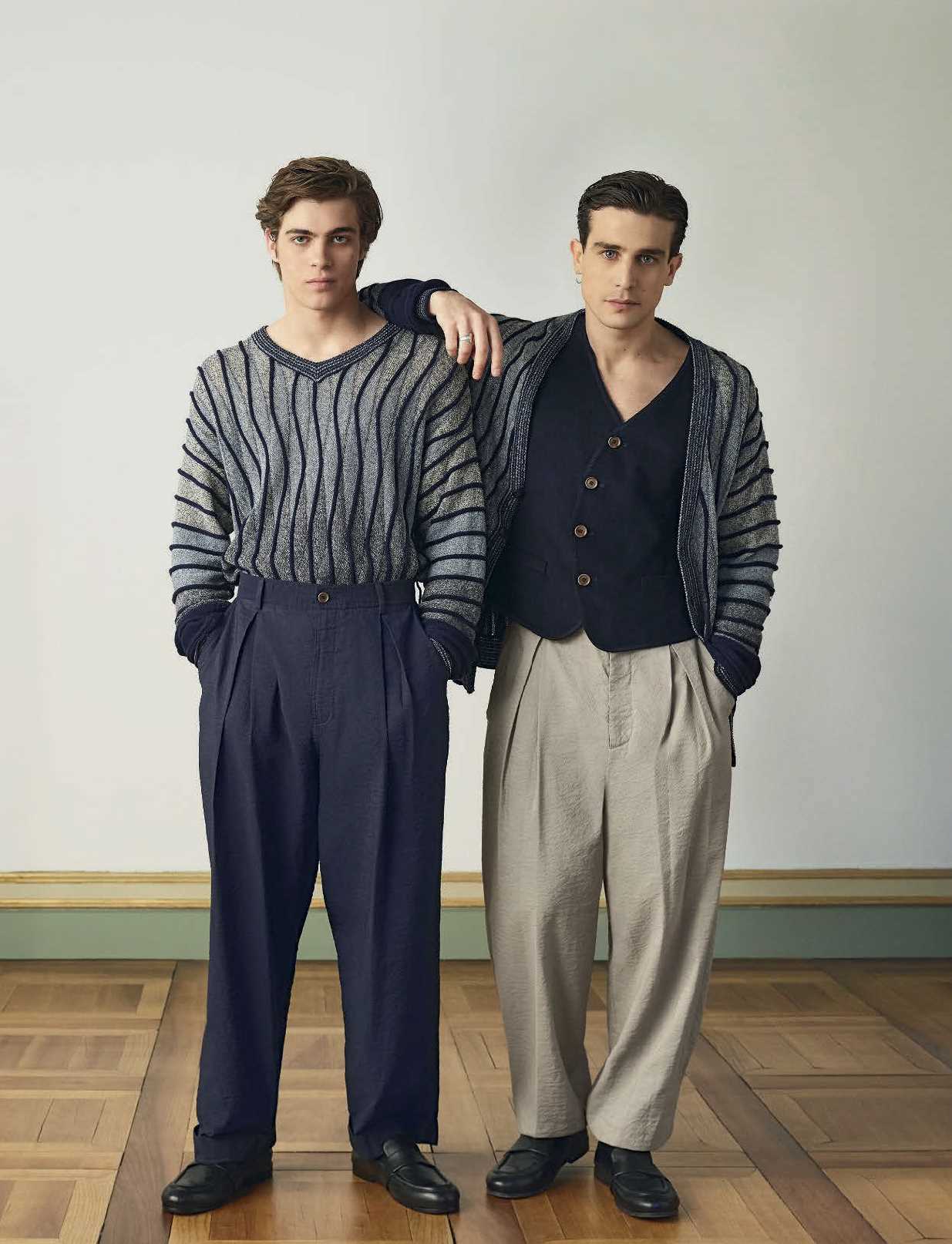 Alessandro Fella y Lorenzo Zurzolo visten la primavera de Giorgio ...