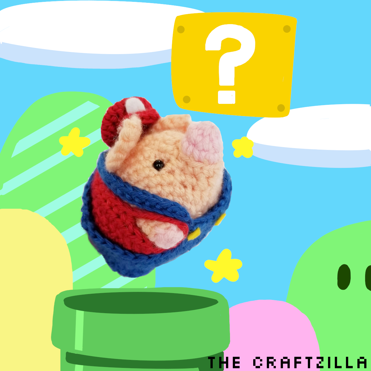 The Craftzilla: Pigture Perfect - Plumber (Mario) Pig