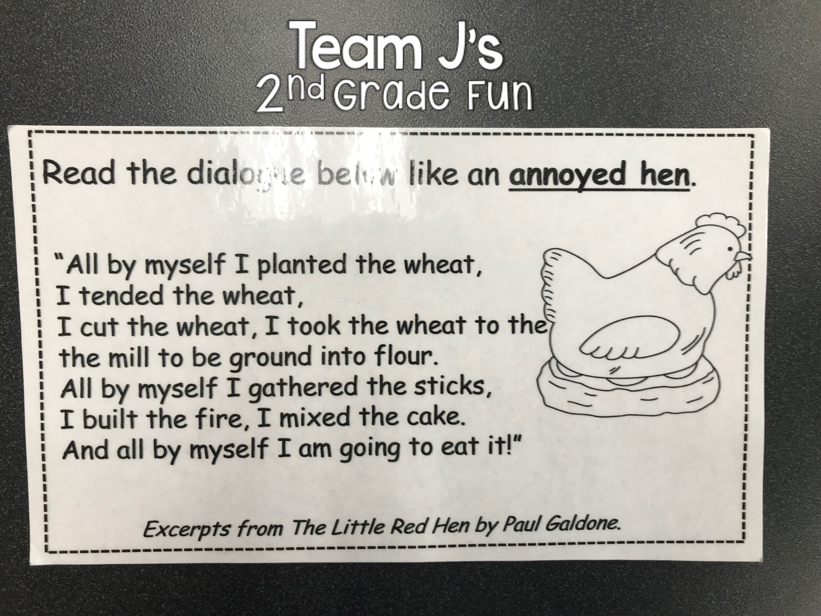 Team J's Second Grade Fun