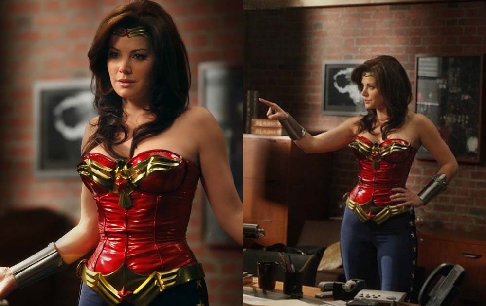 Lane And Kent News First Look Erica Durance In Wonder Woman Costume For
