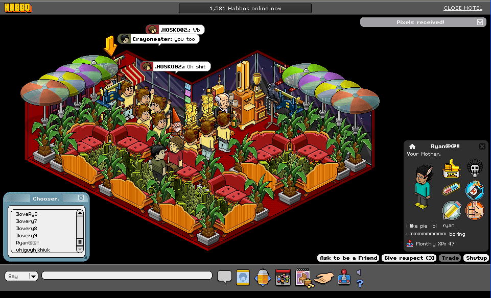 Habbo Archive: Screenshots - 2008