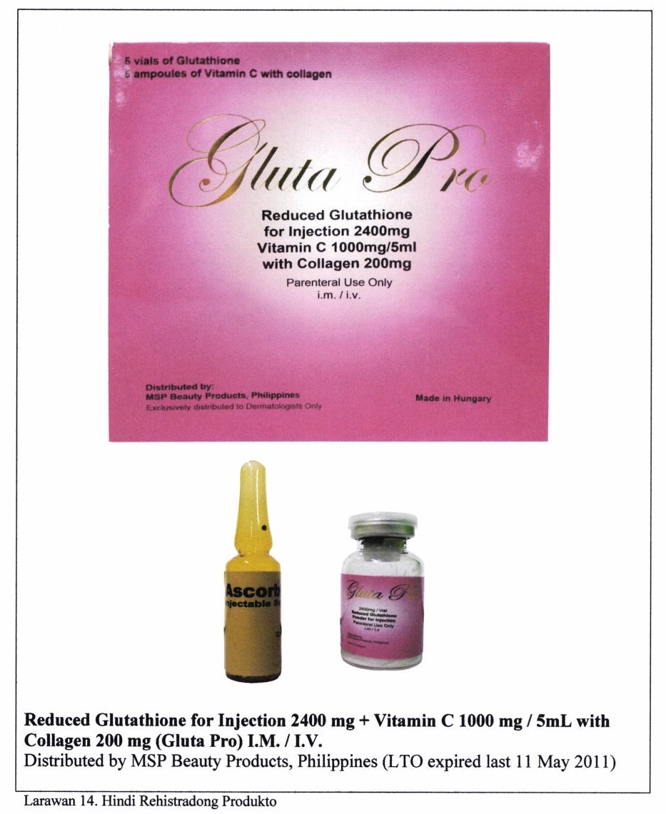 Beware of These Injectable Glutathione according to FDA Advisory - For ...