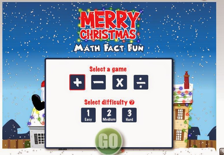 The Elementary Math Maniac: Christmas Math Fact Fluency Freebie