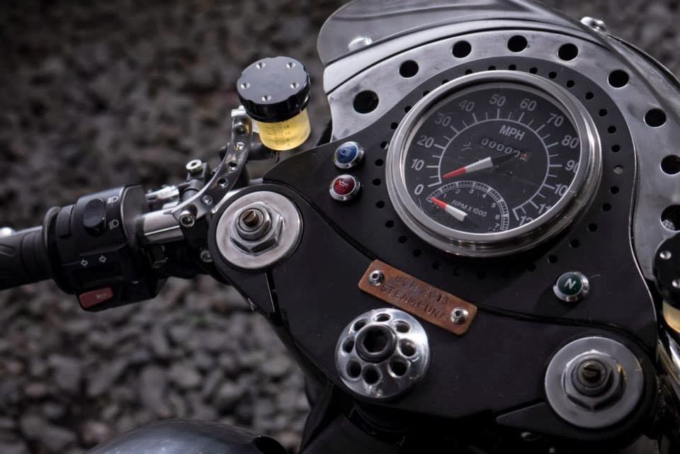 Racing Cafè: Triumph Thruxton Steampunk Project 2013 by Benjie's Cafe ...