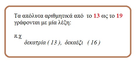 Τα αριθμητικά επίθετα - απόλυτα και τακτικά - Όλα για την τάξη μου