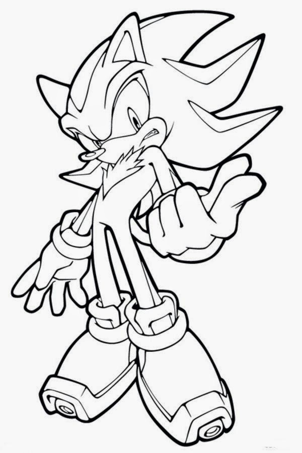 Cool and Funny Style of Sonic The Hedgehog Coloring Pages | New ...