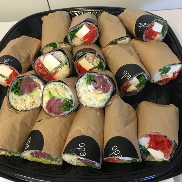 Norio on Wine and Food: Sushi Burittos from Buredo 寿司ブリト