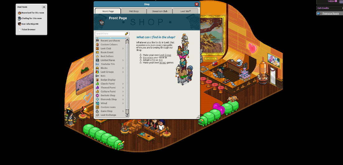 Habbo Leet Hotel Cms,SWF,EMULATOR Pack - Retro Platformu