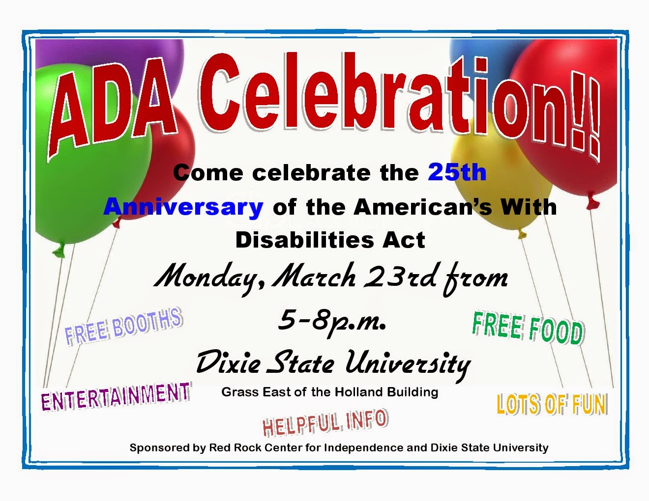 Utah Celebrating 25 Years of the Americans with Disabilities Act: ADA ...