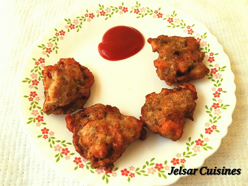 Jelsar Cuisines: Prawn Fritters / Prawn Vada