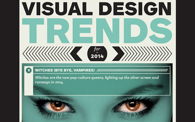 The Top Visual Design Trends For 2014 [Infographic] - Visualistan