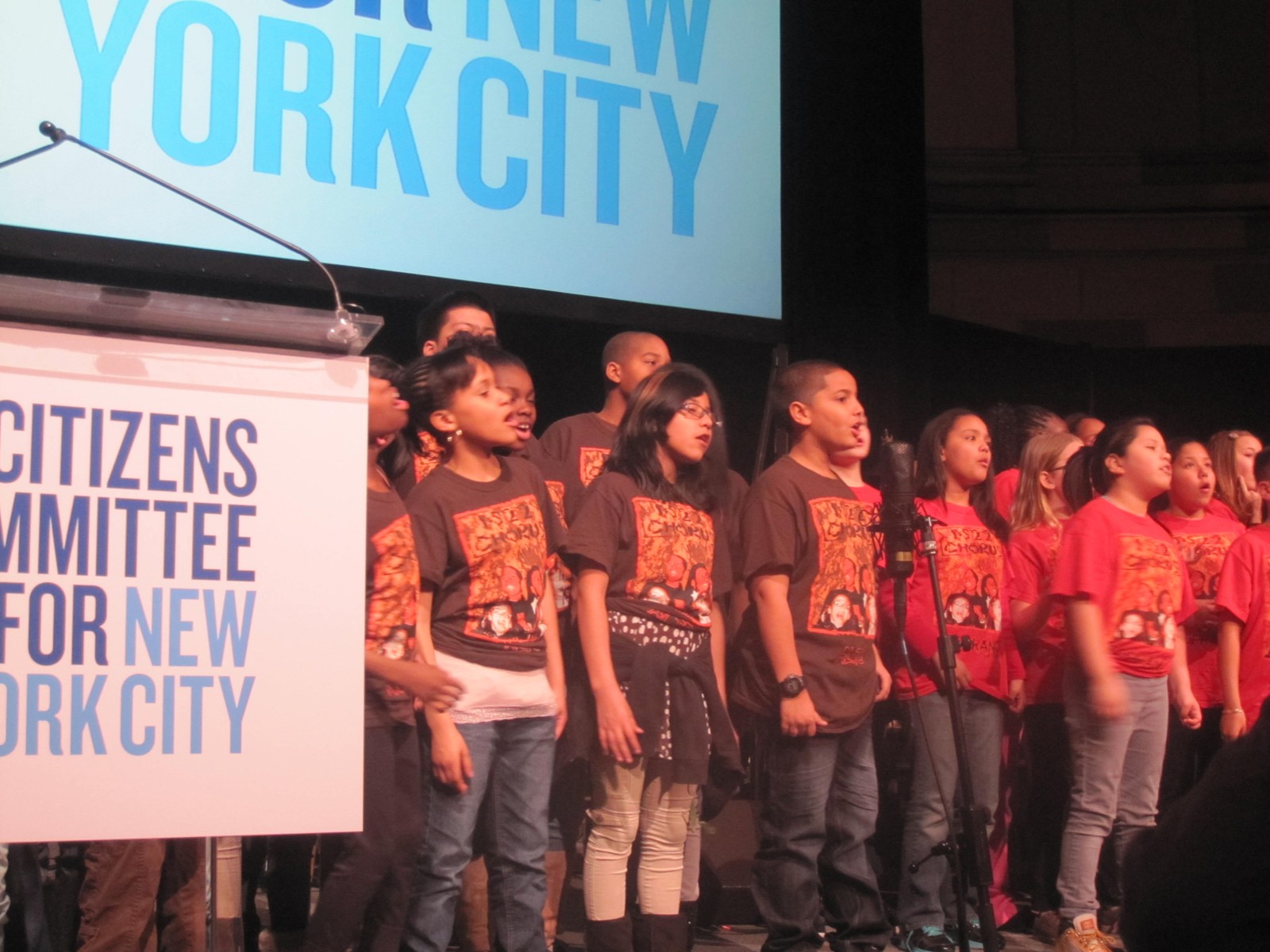 PS22 Chorus: PS22 Chorus sings for Paul Simon at 'New Yorker for New ...