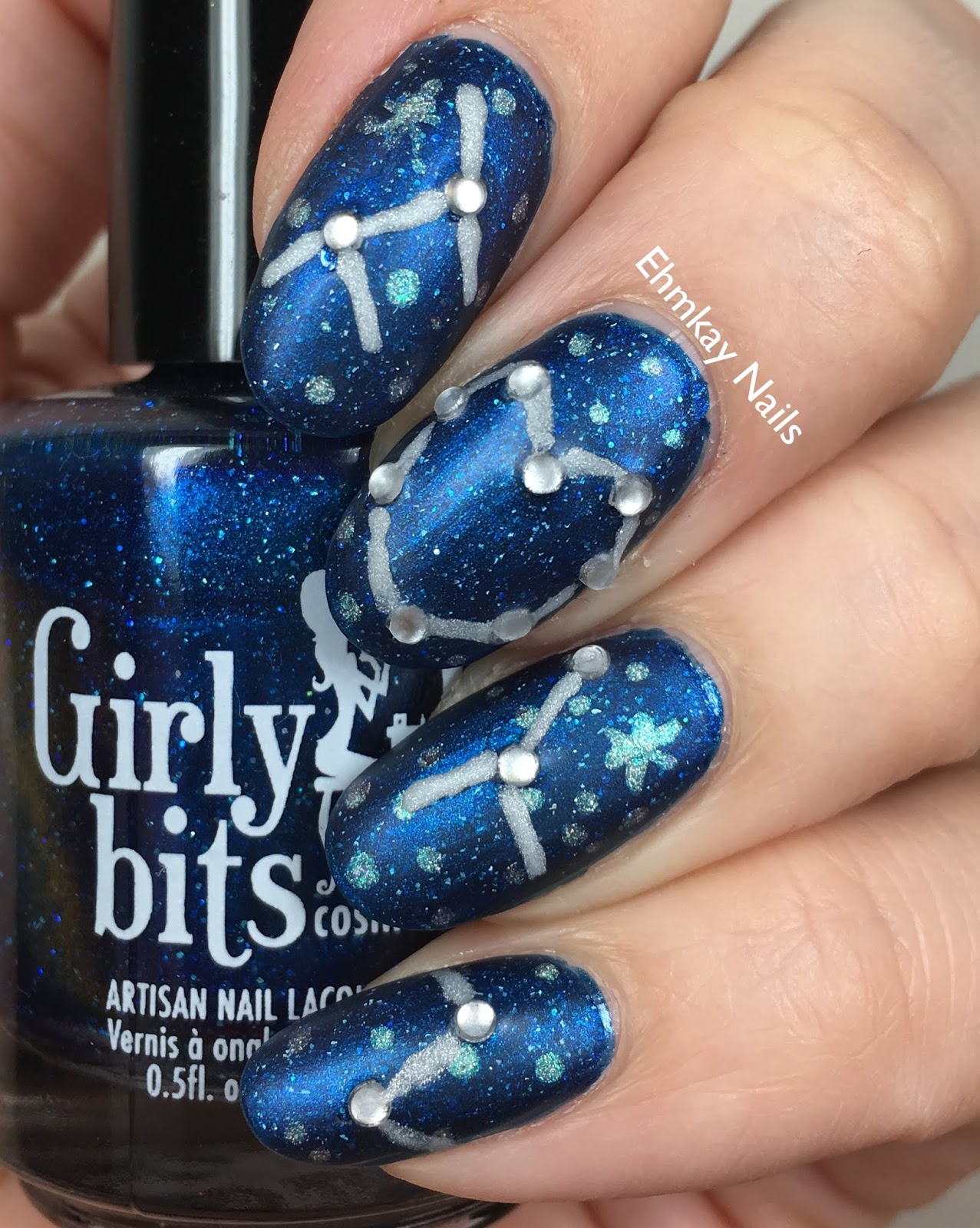 ehmkay nails: Love Constellation Nail Art