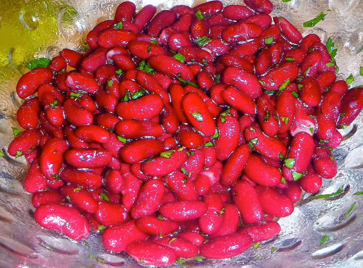 Les receptes que m'agraden: Ensalada de judías rojas agridulces