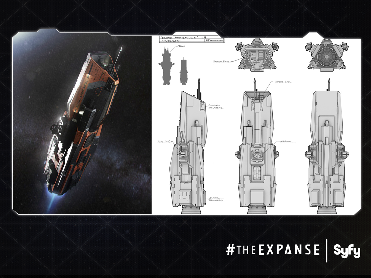 Starship size comparison chart - Speciale The Expanse, serie syfy ...