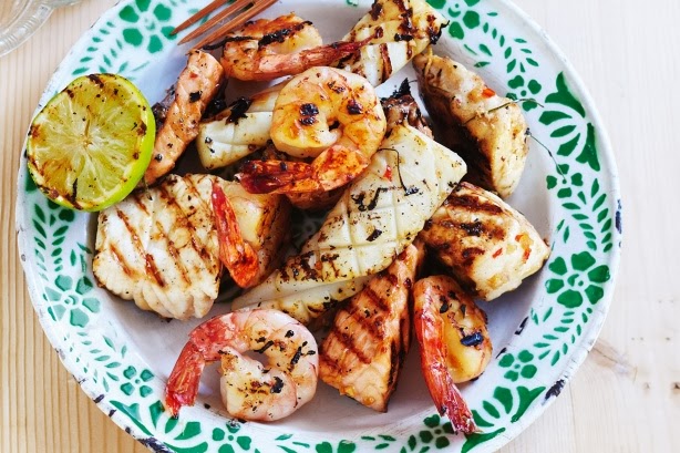 Barbacoas de Lujo: Receta de marisco al asador