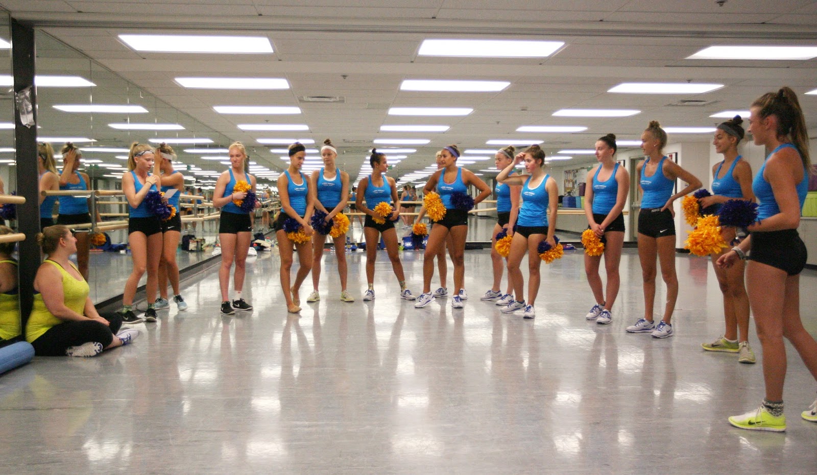 Mark Kodiak Ukena: Lake Forest High School Dance Squad Practice