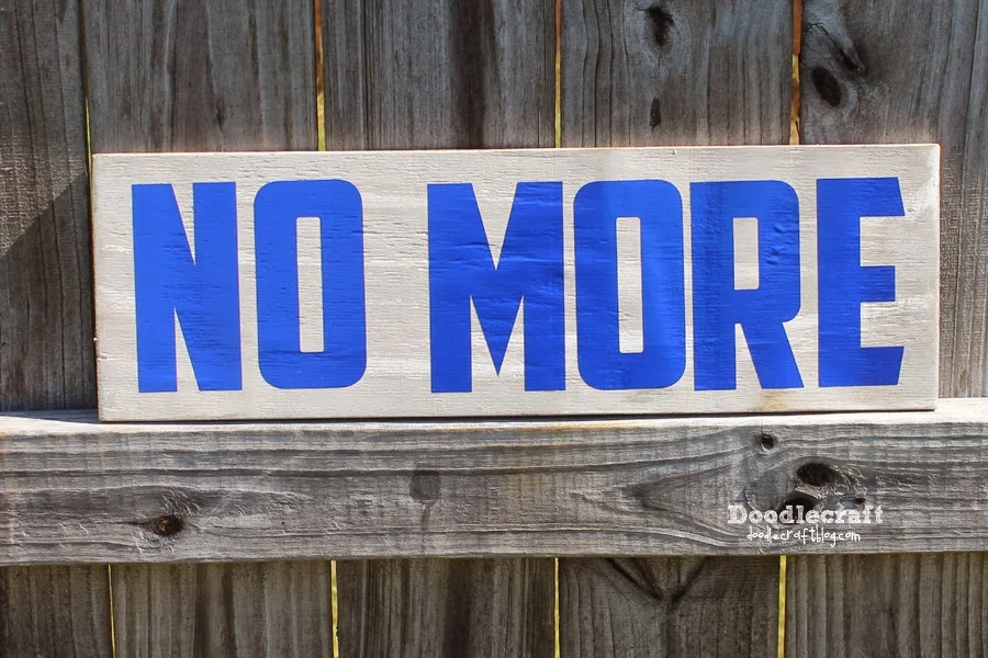 John Hurt War Doctor NO MORE Sign--8.5 Day of Doctor Who!