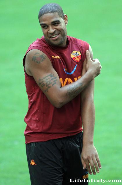 As Roma Player With Adriano |best soccer wallpapers|fc wallpapers ...