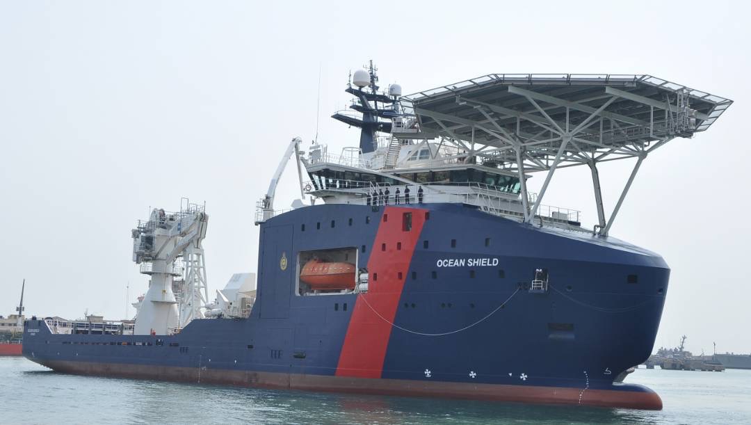 Chindits: Visit Of Australian Border Force Cutter 'Ocean Shield'
