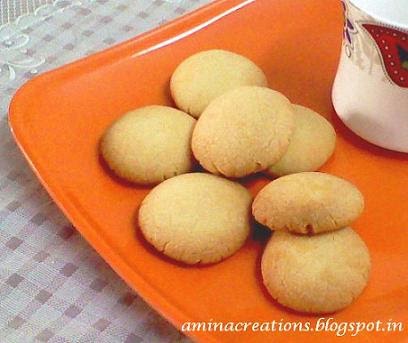 AMINA CREATIONS: MINI BUTTER COOKIES (EGGLESS)