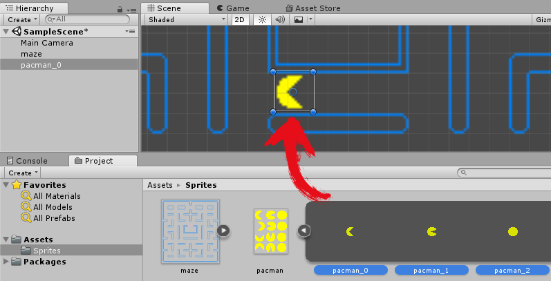 Tutorial do Unity 2D Pac-Man