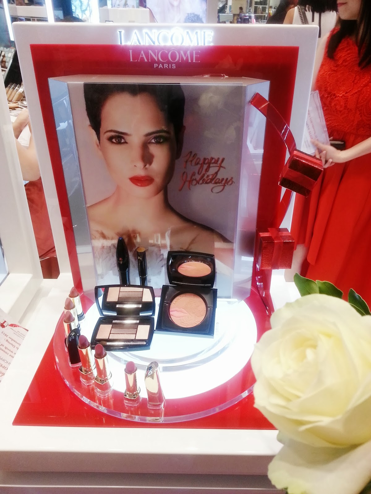 Lancôme Happy Holidays, and Grand Opening of Lancôme counter at Lotte ...
