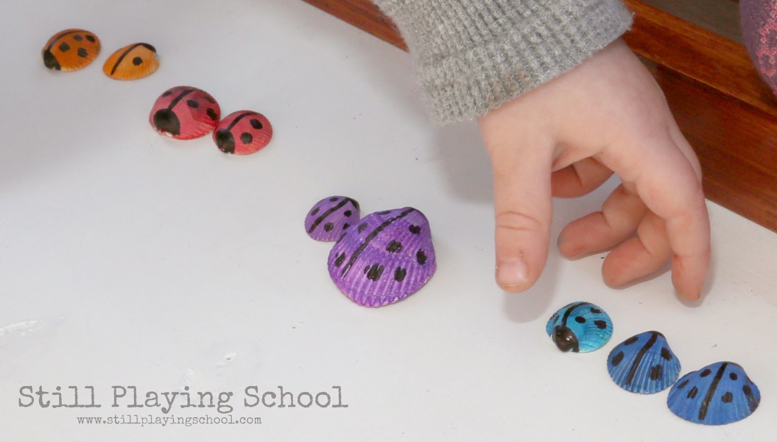 Seashell Ladybug Craft | Still Playing School