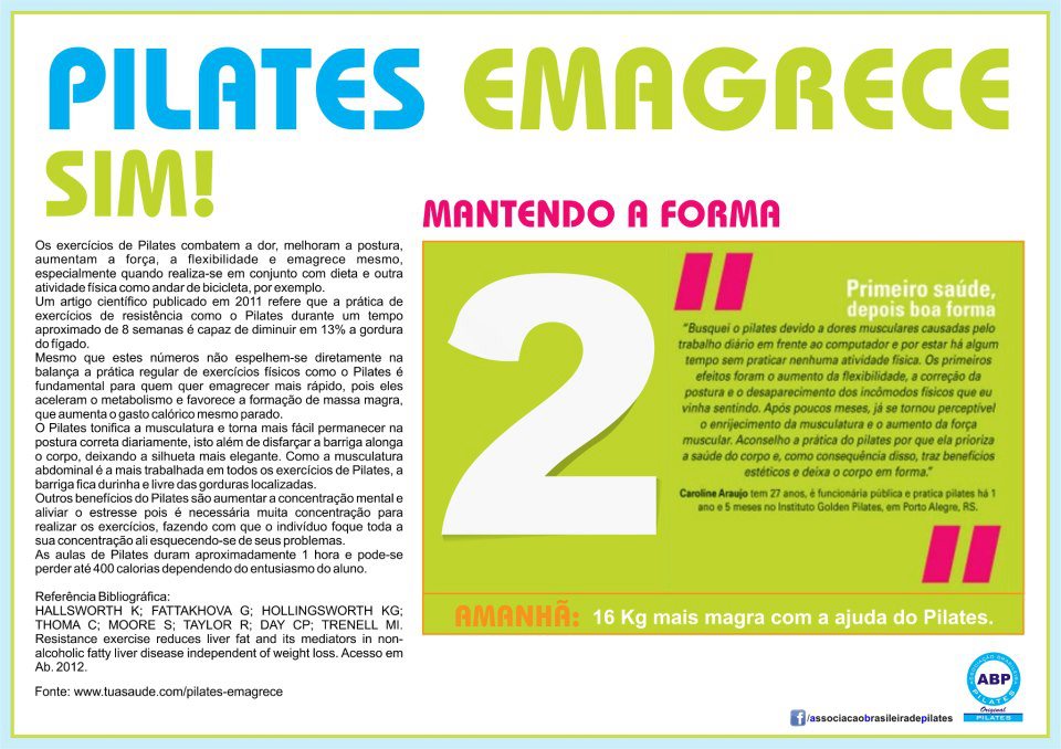 Bella Forma Pilates: Pilates e Emagrecimento