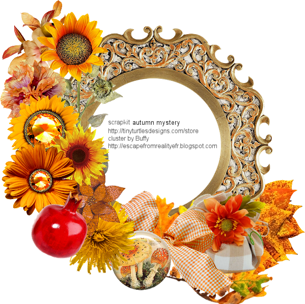 Escape From Reality Blog: FTU 'Autumn Mystery' Cluster & Cluster Frames