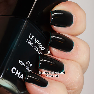 Marias Nail Art and Polish Blog: Chanel Chataigne 669 and Vert Obscur ...