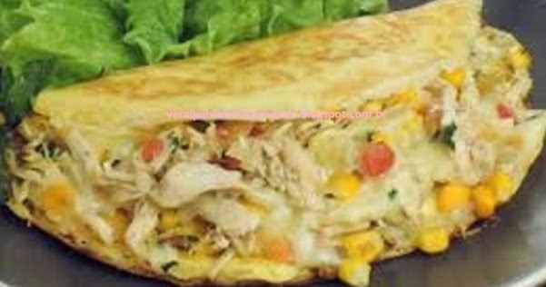 Cozinha da Vera Quinteiro: Crepioca Recheada com Frango Aprovado