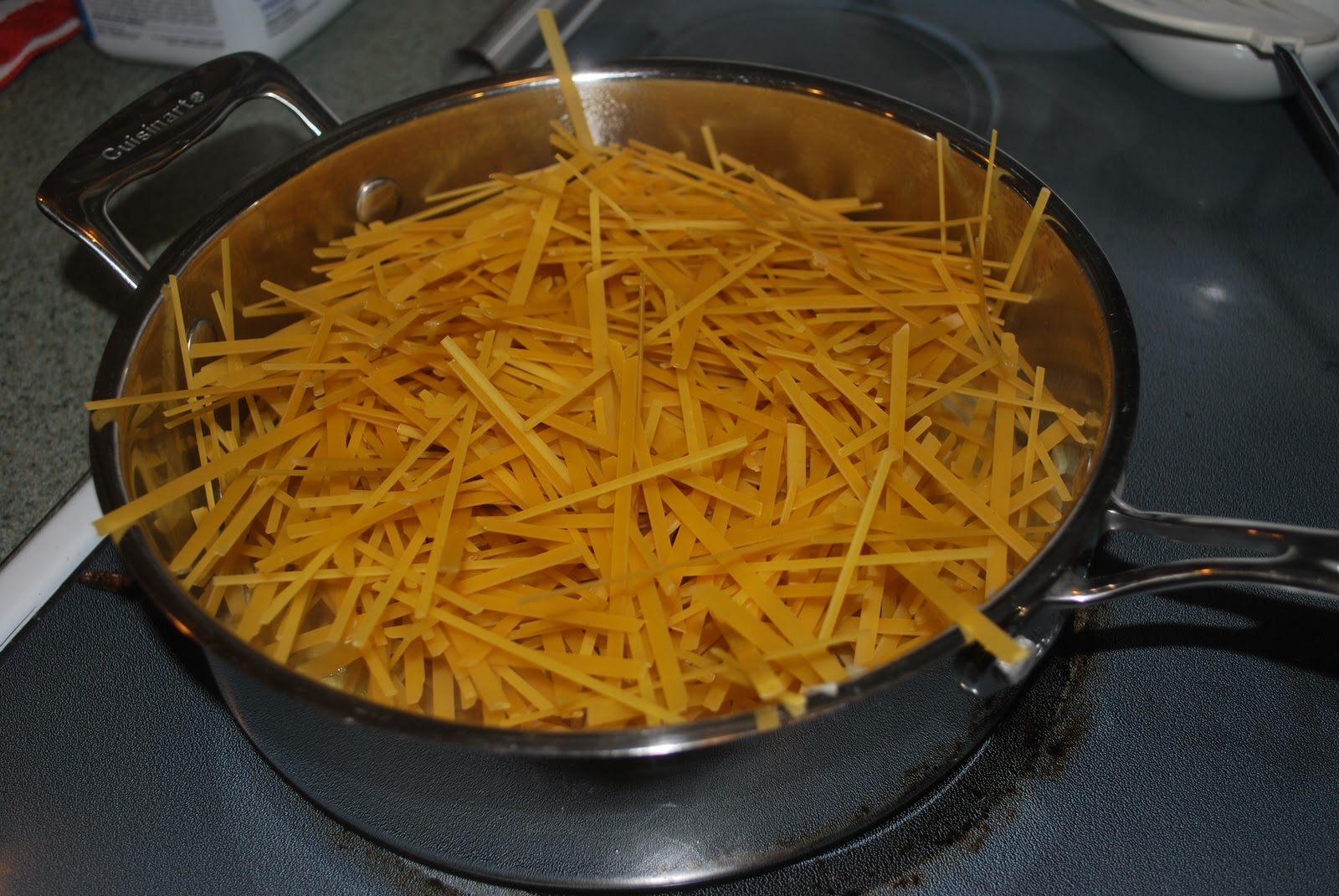 Albright Acres: Broken noodle risotto.