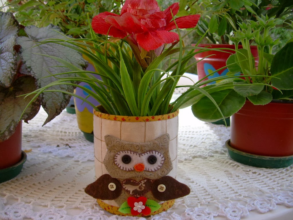 BORDANDO CON ANY: TIERNO MACETERO RECICLADO.