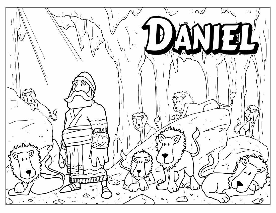 Imagenes Cristianas Para Colorear: Dibujos Para Colorear De Daniel y ...