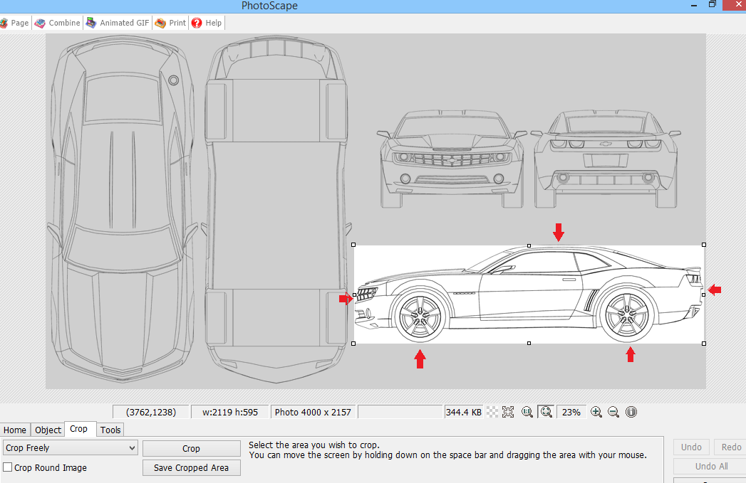 Tutorial Setting up Blueprint for 3d car modeling