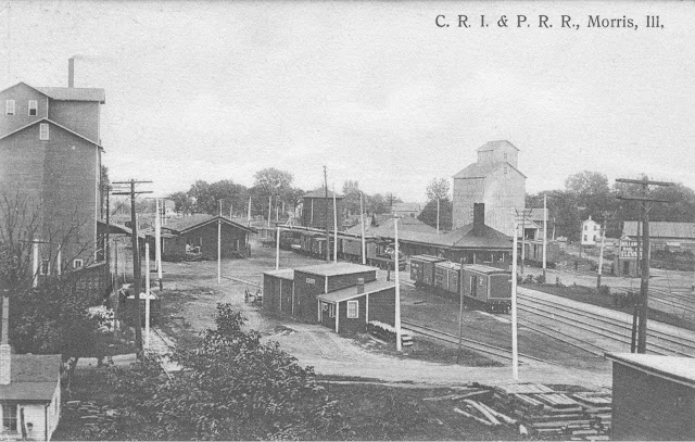 Towns and Nature: Morris, IL: Depot and 1953 demolition of a 1921 Rock ...