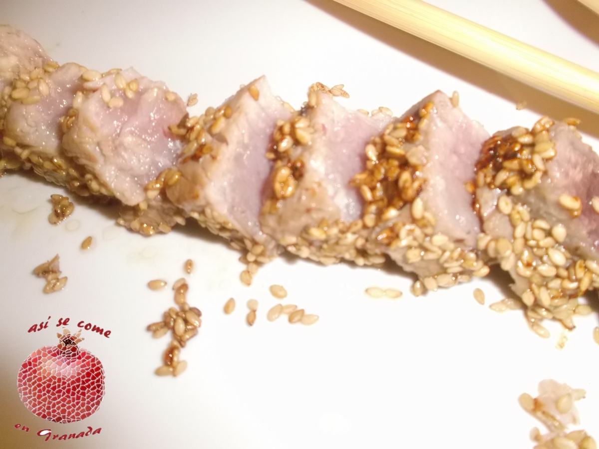 Así se come en Granada.: Tataki de atún