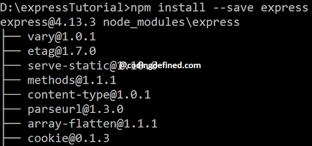 Getting Started with Express - Installation and Setup - Coding Defined Getting Started with Express - Installation and Setup - Coding Defined