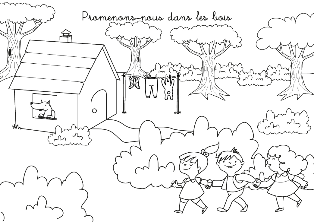 Le français est chouette!: Promenons-nous dans les bois