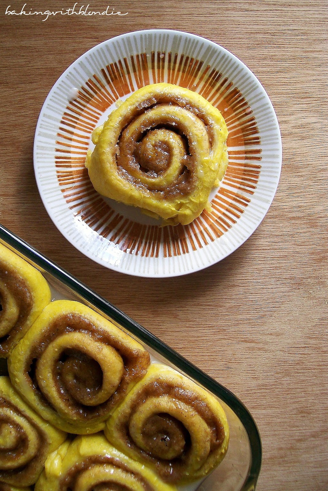 Pumpkin Cinnamon Streusel Buns