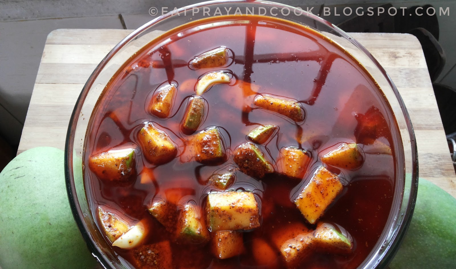 Eat Pray and Cook: Avakkai - Use the Season - Awesome Mango Pickle