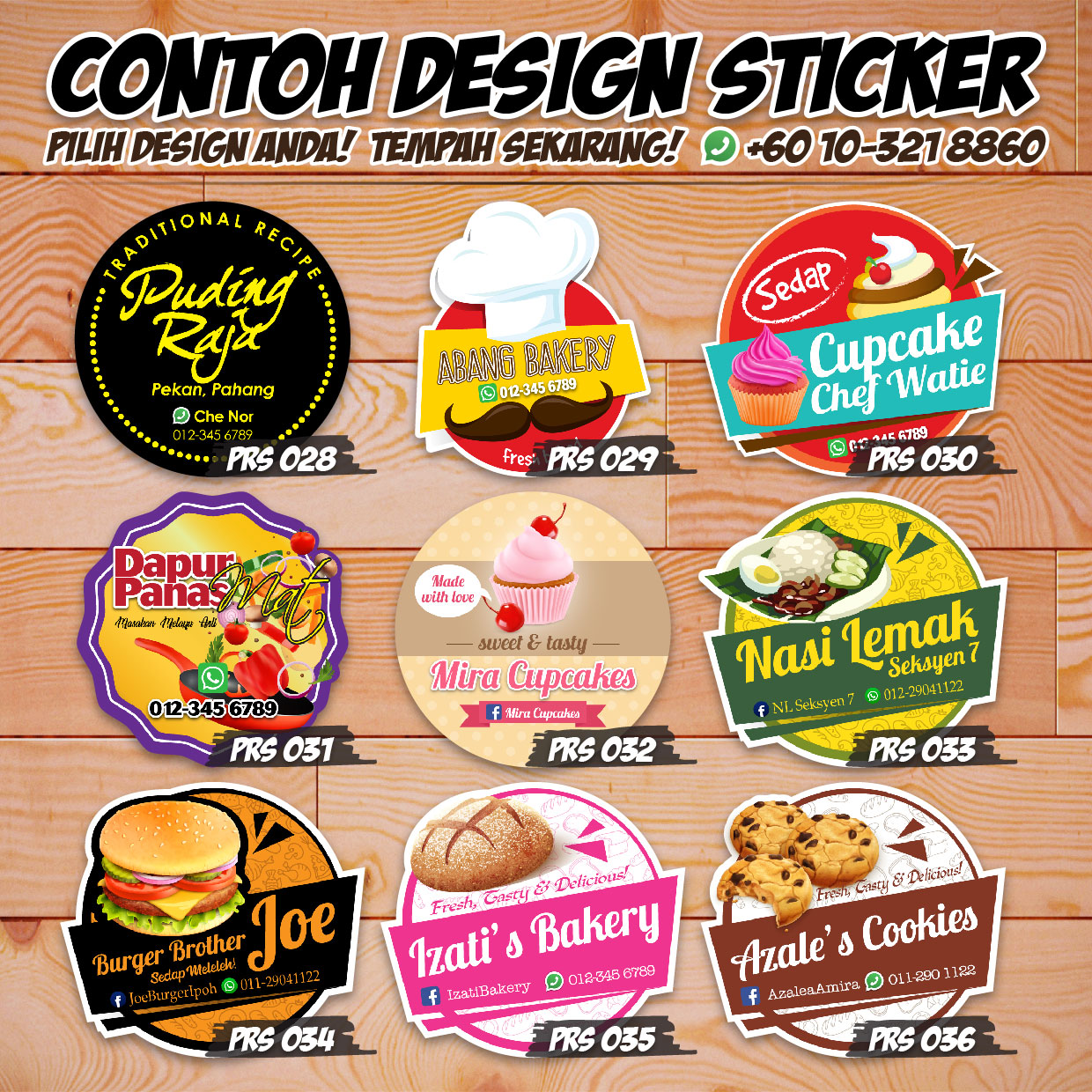 AZQA Label & Sticker: KOLEKSI LABEL STICKER PRODUK/ HOMEMADE