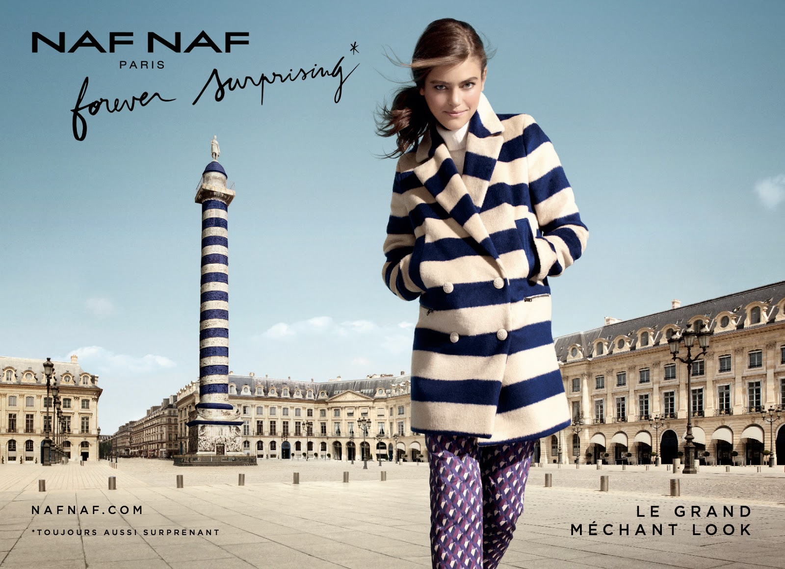 Campagne AH 2014 Forever Surprising chez NAF-NAF - DAME SKARLETTE