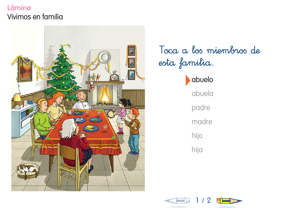 Primero de mi cole: La familia