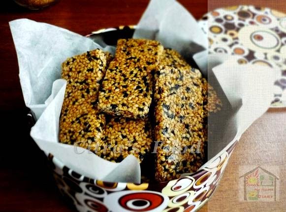 Citra's Home Diary: Sesame candy bar recipe / Permen wijen hitam putih
